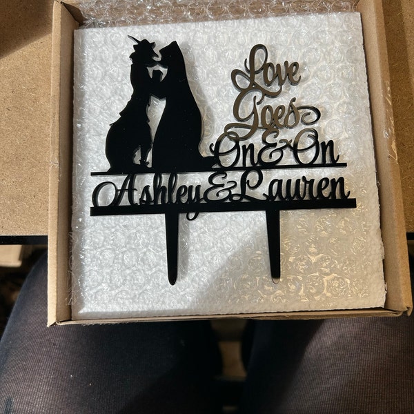 Robin Hood and Maid Marian Cake Topper, Disney Wedding Cake Topper,love ...