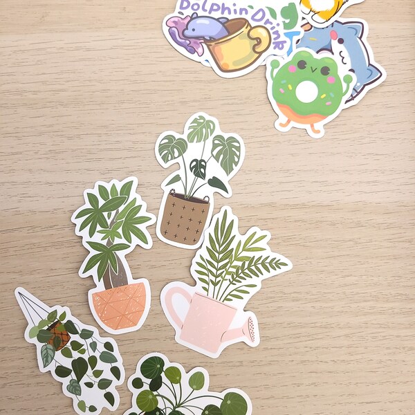 Pink Themed Cartoon Stickers | Assorted Sticker Pack | Surprise Grab ...