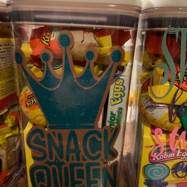Snack Queen Svg | Silhouette & Cricut SVG Design File for Funny Toddler ...