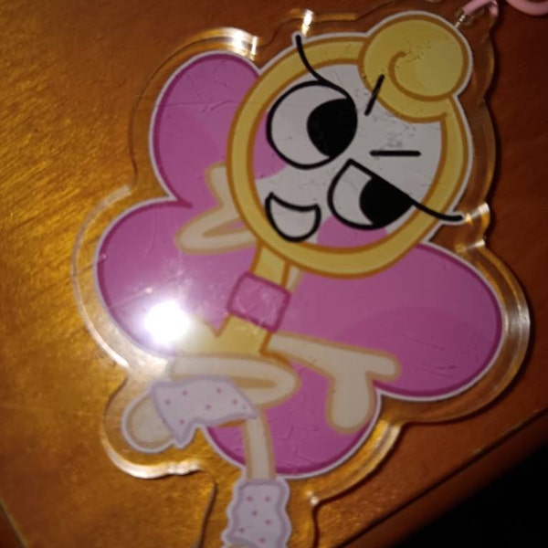 Teardrop BFDI Acrylic Keychain - Etsy