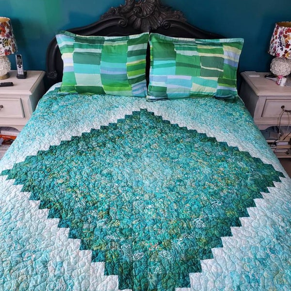 French Braid Quilt Pattern in King Size Batiks - Etsy