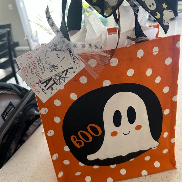 Editable Halloween Favor Tag, Black and White Printable Dancing ...