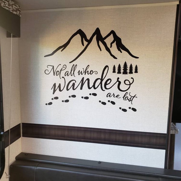 Not All Who Wander Are Lost J.R.R. Tolkien Vinyl Wall Decal Sticker ...