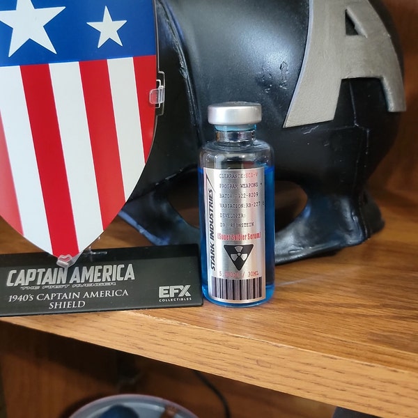 Captain America Super Soldier Serum. - Etsy Canada