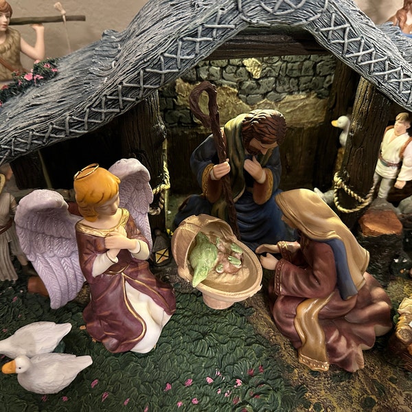 Baby Yoda Nativity - Star Wars / Mandalorian Christmas Piece - Etsy