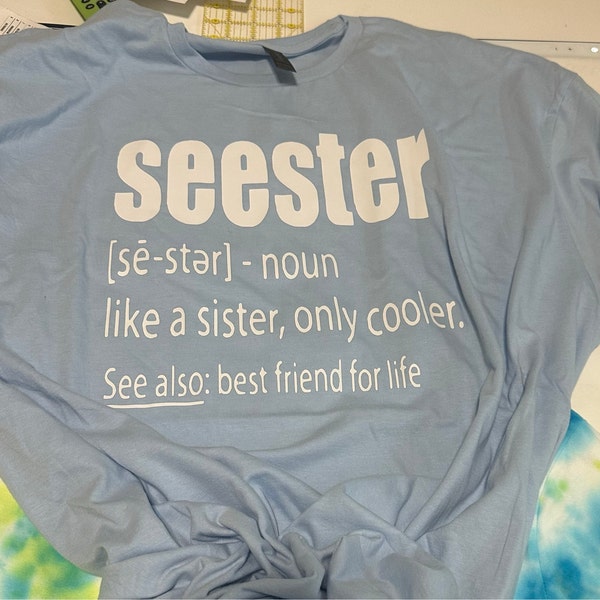 Seester Svg, Seester Noun Svg, Like A Sister Only Cooler Svg, Seester ...
