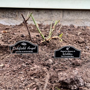 Custom Garden Stakes, Flower Labels, Plant Name Tags, Identification ...