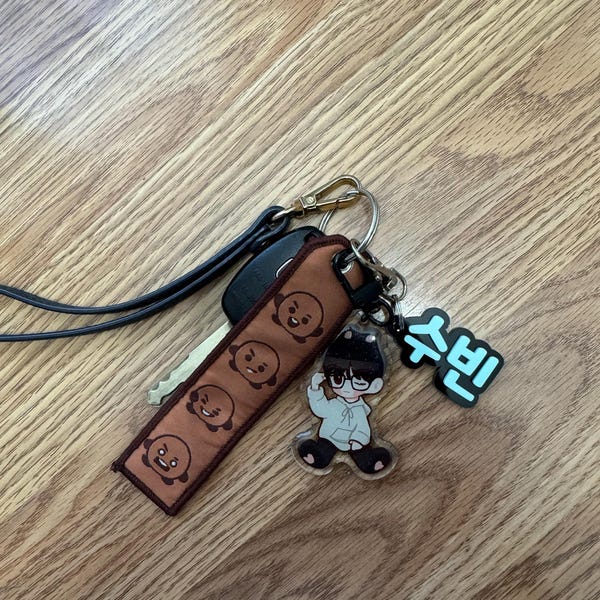 Personalized Korean Name Keychain | Custom Korea Keychain | K-pop ...