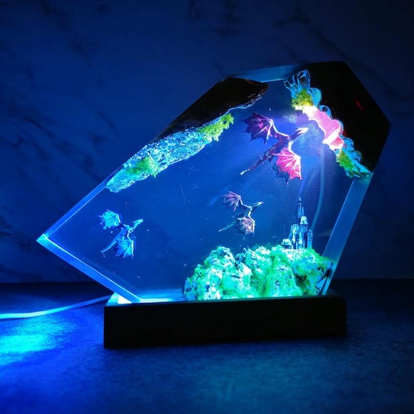 Avatar the Way of Water, Ilu Ft Kiri Avatar 2, Resin Lamp, Ocean Resin ...