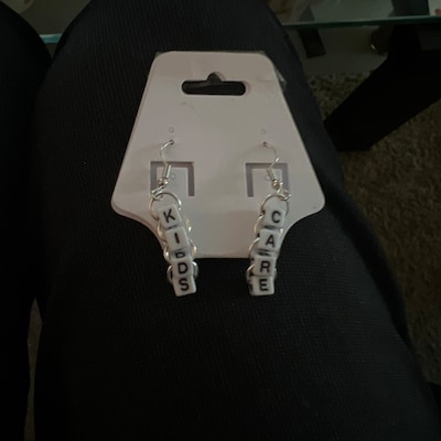 Custom Word Earrings, Made to Order Earrings, Words and Sayings, Quirky ...