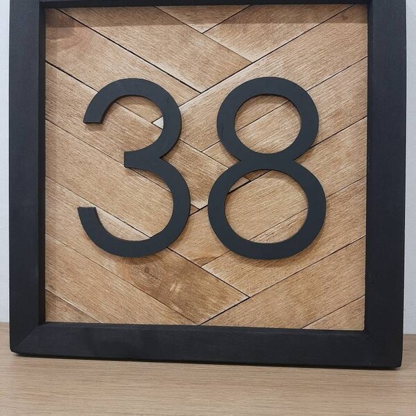 Square House Address Sign, Horizontal or Vertical Shapes With Street or ...