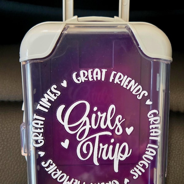 Girls Trip Travel Mini Suitcase Party Favors Hangover Recovery Kit ...