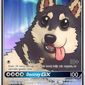 Custom FULL ART Pokemon Card - Etsy