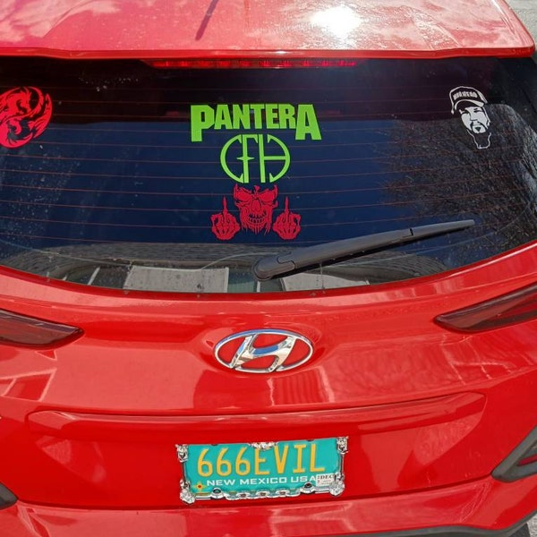 Skull With Middle Finger Vinyl Decal, Skull Decal, Skull Sticker, Skull ...