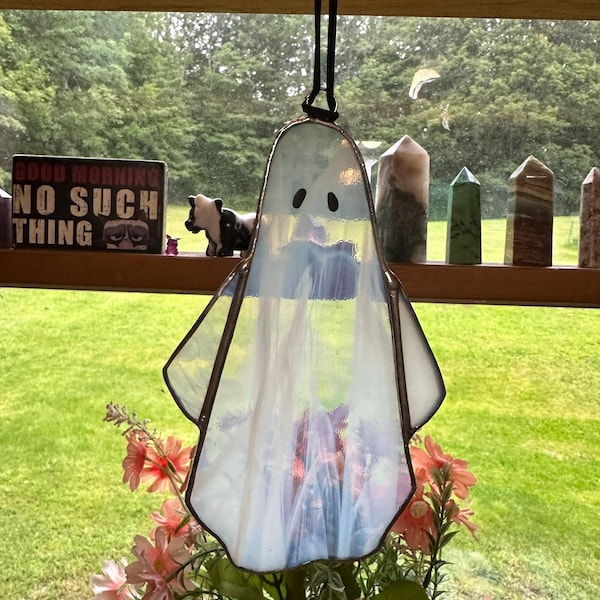 Stained Glass Heart Suncatcher Handmade Valentines Day Love Gift Deep ...