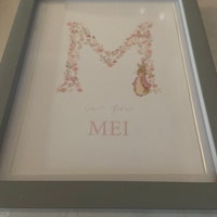 Peter Rabbit Fingerprint Tree Print Beatrix Potter Print Peter Rabbit ...