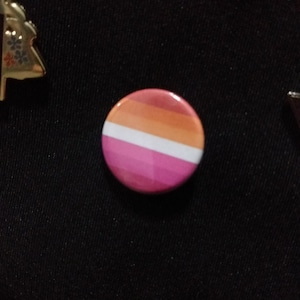 Asexual Ace Pride Flag Pin Round Circle Button 1 Pin | Etsy