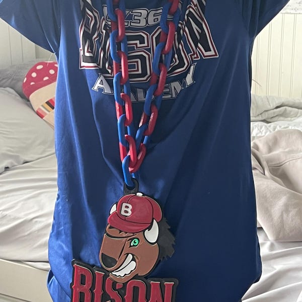 Custom Oversized Sports Spirit Chains Perfect for Football, Baseball ...