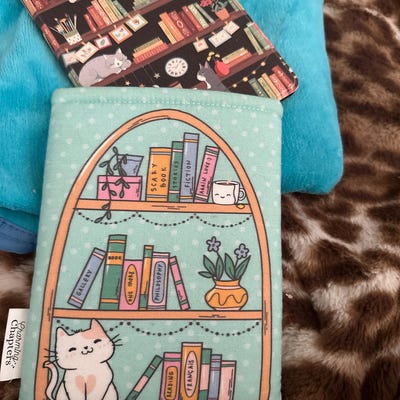 Library Card Book Sleeve, Reading Accessories, Book Lover Gift, Bookish ...