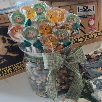 12 Mini Cactus Shaped Lollipops, Cactus Party Favors With Tags, Cactus ...