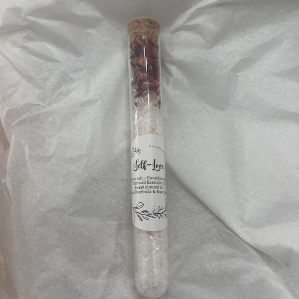 Bath Salts Tube Bath Salt Bath Salt Bath Salt Favors Spa Gift Natural ...