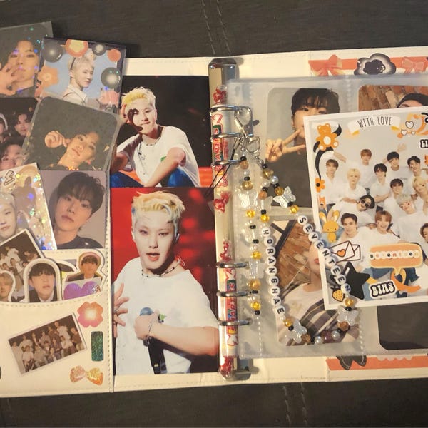 A5 Kpop Photocard Binder: Custom Deco K-pop Collect Book + FREEBIES ...