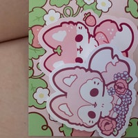 Kawaii Pumpkin Cow Matte Vinyl Sticker Stickers Fall Autumn Cute Decal ...