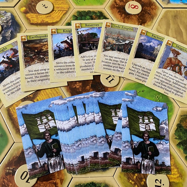 CATAN Party Cards! (custom Development Cards Party Pack) - Etsy