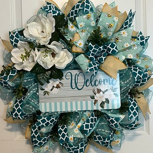 Have a Hoppy Easter Snow Globe Wreath Sign 12.25 X - Etsy