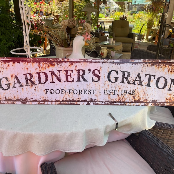 Personalized Farm Sign, Large Family Last Name and Established Date ...