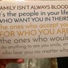 Physical Print// Family Isn't Always Blood// Friendship Quote // Friend ...