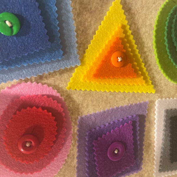 Mini Fold up Car Track - Road Playmat - Felt Handmade Toy - Pretend ...