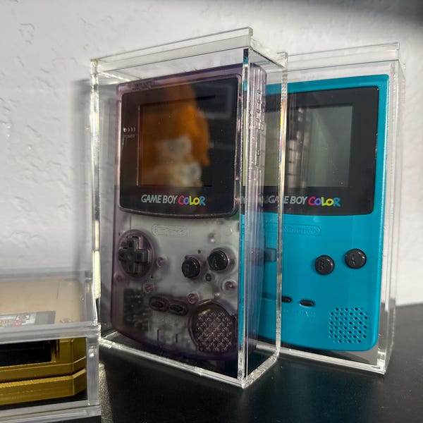 Game Boy Advance Clearstand 6GBA 6 Cartridge Display Stand Case for ...