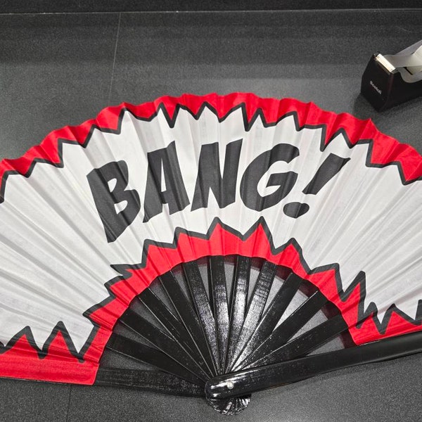 Custom Statement Hand Fan | Custom Hand Fan | Personalized Fan | Rave ...