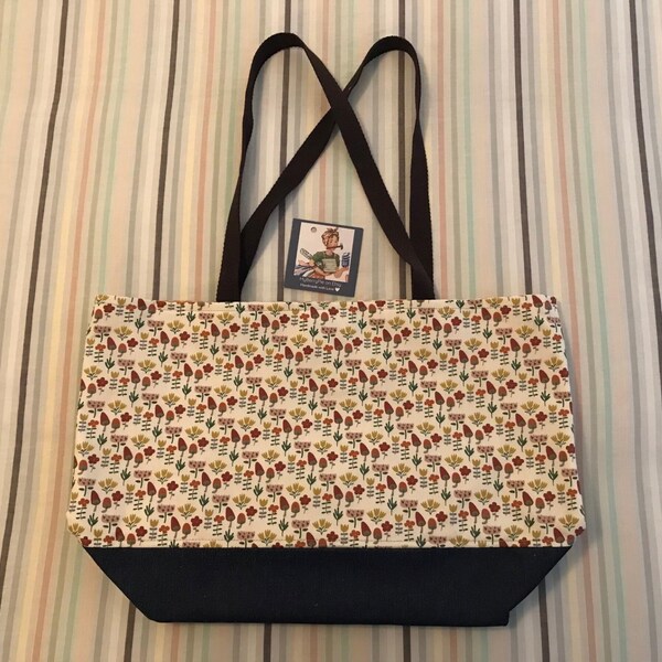 Patchwork Small Drawstring Bag / Linen Bag Small / Project Bag / Travel ...