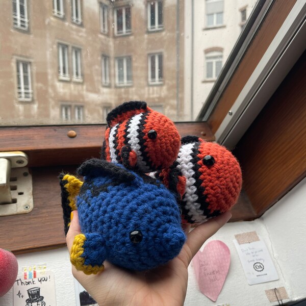 Ocean No Sew Crochet Pattern, No Sew Amigurumi Crochet Patterns | Blue ...