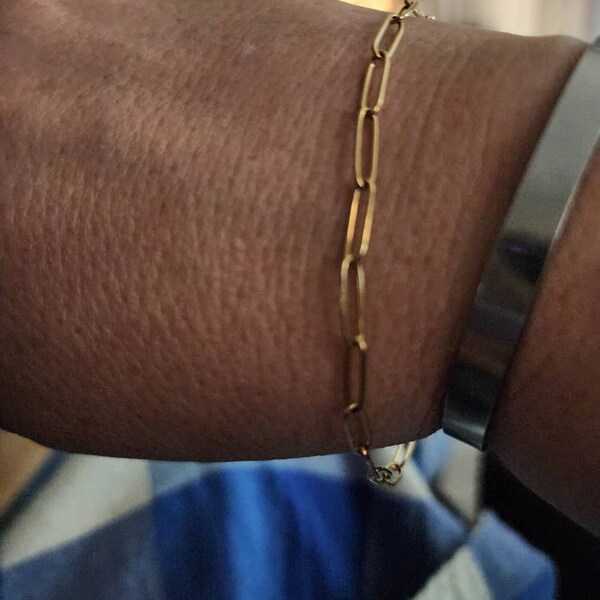 18K Gold Chain Necklace, Vine Chain, Twist Chain, Gift for Her, Figaro ...