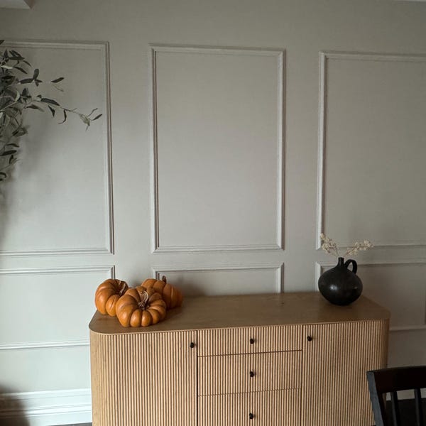 Wall Molding Package Ready to Assemble Wall Paneling Kit Pre-cut ...