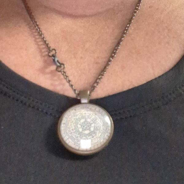 THALASSA SYMBOL Necklace, Symbol of Fertility, Symbol of Calmness ...