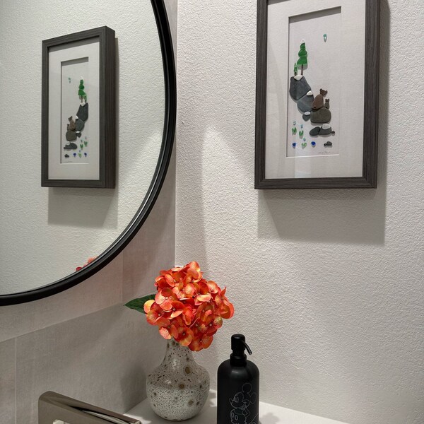 6 by 8, Sharon Nowlan Original Art, Love Pebble Art - Etsy