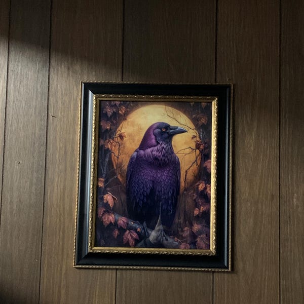 Siren Reading a Book Fine Art Print Surreal Fantasy Wall Decor, Moody ...