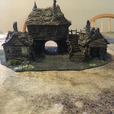 Dwarven Outer Walls and Gate, 28mm Scale - Etsy