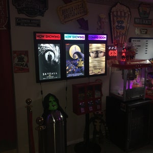 Now Playing Sign Now Playing Movie Sign Movie Room Decor - Etsy