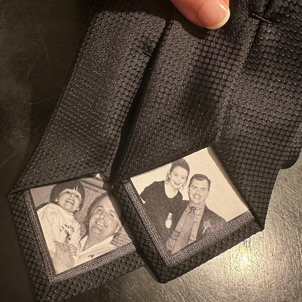 Custom Photo Patch For Ties Bowties Gifts Tie Patch Grandpa