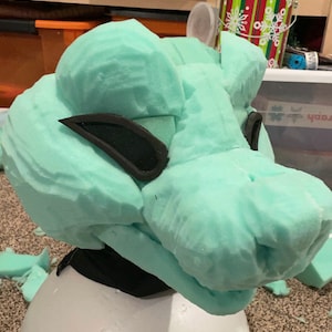 DIGITAL Manokit Foam Head Base Pattern/template for Fursuits PDF ...
