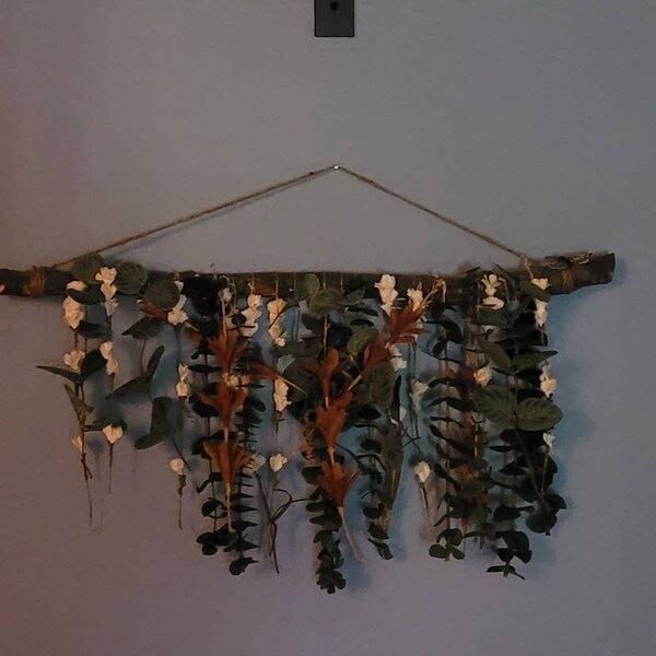 Eucalyptus Wall Hanging-boho Decor-wall Hanging Eucalyptus-bohemian ...