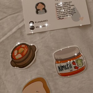 Kimchi Sticker, Korean Sticker, Asian Food Sticker, Laptop Sticker ...