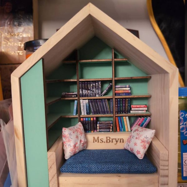 Anxiety Bookshelf Selected, Mini Anxiety Bookshelf Ornament, Stress ...