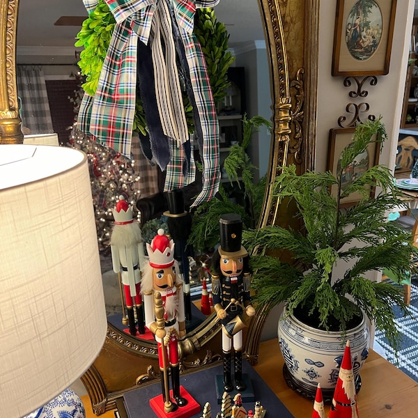 Irish Tartan Ribbon for Scottish Wedding Decor, Plaid Bouquet Ribbon ...