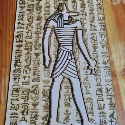 Anubis Laser Cutting and Engraving File. Anubis SVG File. Anubis and ...